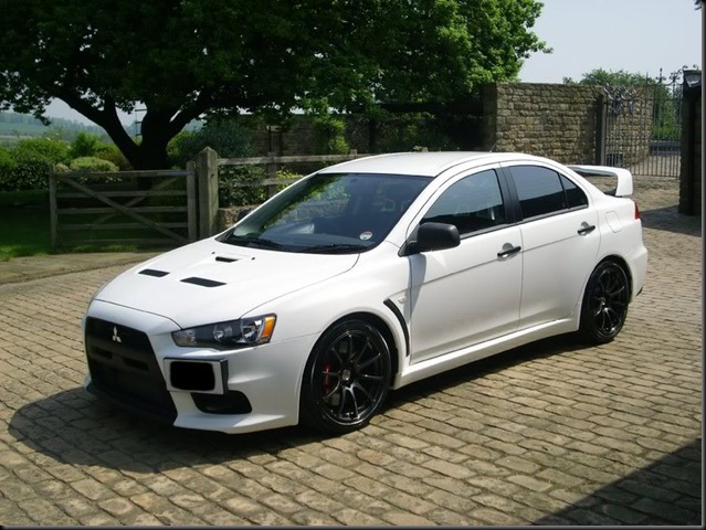 Advan RS on EVO X | de autos cars